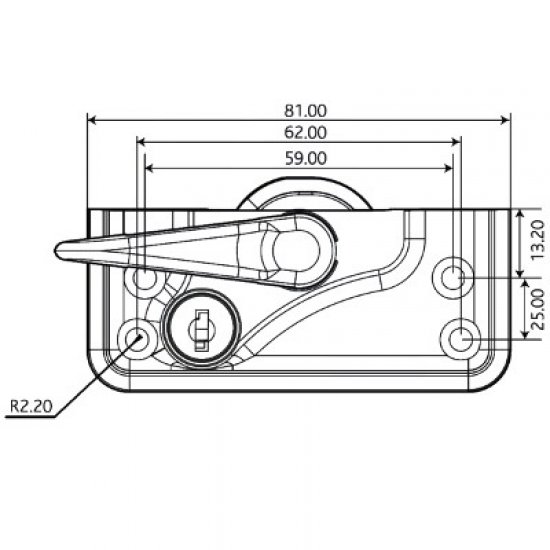 Era High Security Classic Lever Pivot Lock
